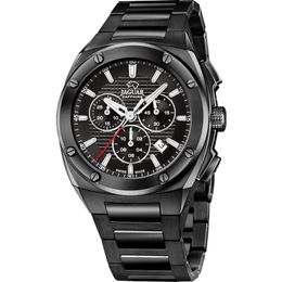 Jaguar Herren Chronograph &raquo;Executive&laquo; Quarzuhr, Armbanduhr, Herrenuhr, Swiss Made, Edelstahlarmband, analog