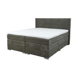 Home Affaire Boxspringbett &raquo;Romeo, Doppelbett, Polsterbett, Federkernbett, Komforbett, 160, 180 cm&laquo; inkl. Topper, zwei Bettk&auml;sten, Taschen-