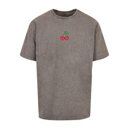 Merchcode Herren T-Shirt &raquo; Summer - Sweet Cherry Acid Washed Oversize Tee&laquo; 1 Stk. S