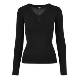 Urban Classics Damen Urban Classics Sweatshirt &raquo; Damen Ladies Knitted V-Neck Sweater&laquo;, 1 Stk. XXL