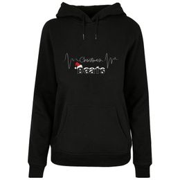 Merchcode Damen Kapuzensweatshirt &raquo; Damen Ladies Christmas beats basic Hoody&laquo;, 1 Stk. XS