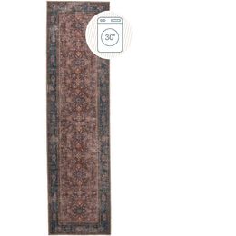 FLAIR RUGS Teppich &raquo;Cyra&laquo; rechteckig 4 mm H&ouml;he traditioneller Teppich, kurzflor, waschbar, Wohnzimmer, Schlafzimmer rot Polyester