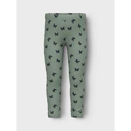 name it M&auml;dchen Leggings &raquo;innen angeraut NMFDAVINA SWEAT FLEECE LEGGING&laquo; gr&uuml;n 80, N-Gr