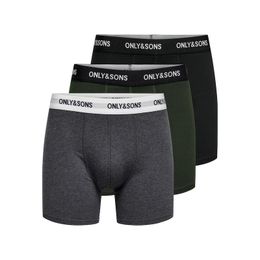 Only & Sons Only & Sons Herren ONLY & SONS Trunk &raquo;ONSFITZ SOLID BLACK TRUNK 3PACK NOOS&laquo; Packung, 3 Stk. S, 3 Stk.