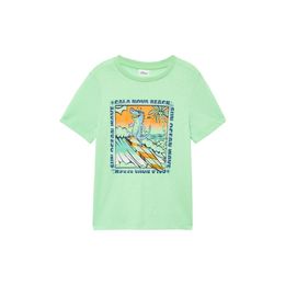 s.Oliver T-Shirt Jungen Gr&ouml;&szlig;e 116/122 hellblau / limette / orange