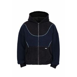 Dropsize Herren Kapuzenpullover &raquo; WAVY TEDDY ZIP HOODIE&laquo; 1 tlg. S
