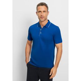 OLYMP Herren OLYMP Poloshirt &raquo;OLYMP Casual Wirk&laquo; blau 3XL
