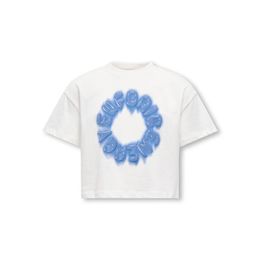 Kids Only M&auml;dchen KIDS Only T-Shirt &raquo;KOGPHINE LIFE SS SHORT PRINT TEE ZA JRS&laquo; Baumwolle, relaxed fit 122/128
