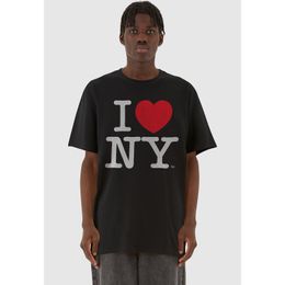 Merchcode Damen T-Shirt &raquo; Herren I Love NY Oversize Tee&laquo; 1 Stk. XL