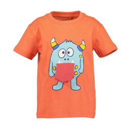 Blue Seven Jungen T-Shirt mit Monster-Effekt, mit eingelassener Tasche, aus Baumwolle 128