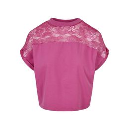 Urban Classics Damen Urban Classics Kurzarmshirt &raquo; Damen Ladies Short Oversized Lace Tee&laquo; 1 Stk. 5XL
