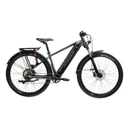 Kross Herren &raquo;KROSS E-MTB Hexagon Boost 1.0 29 Zoll graphite 8 G&auml;nge&laquo; 8 Gang Shimano ESSA U2000 Schaltwerk Kettenschaltung Heckmotor 250 W KROSS E-MTB