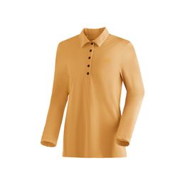 Maier Sports Damen Langarm-Poloshirt &raquo;Long Piquee Polo W&laquo; S