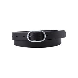 Levi's Levi's Damen Lederg&uuml;rtel &raquo;WOMEN'S CHARLIE BELT&laquo; mit Logopr&auml;gung schwarz