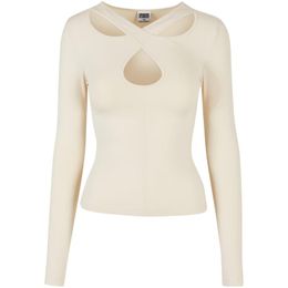 Urban Classics Damen Urban Classics Longsleeve &raquo; Damen Ladies Crossed Cut Out Longsleeve&laquo; 1 Stk. M
