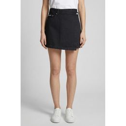 Calvin Klein Jeans Damen Jeansrock &raquo;DENIM MINI WRAP SKIRT&laquo; Figurbetont schwarz 31