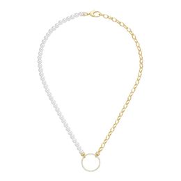 Giorgio Martello Milano Collier Damen Gr&ouml;&szlig;e 45 gold / silber