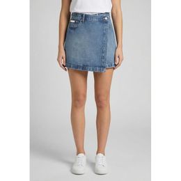 Calvin Klein Jeans Damen Jeansrock &raquo;DENIM MINI WRAP SKIRT&laquo; Figurbetont 32