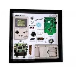 GRC Retro Art Nintendo Gameboy Original Konsole Display - Grau