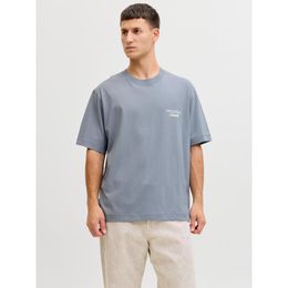 Jack & Jones Jack & Jones Herren Kurzarmshirt &raquo;JORNORREBRO TYPO TEE SS CREW NECK NOOS&laquo; Baumwolle, relaxed fit S