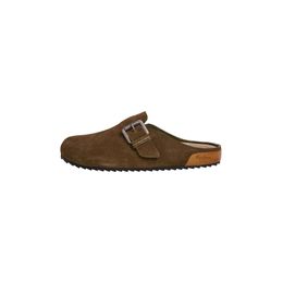 Pepe Jeans Pantolette 'Corby' Damen Gr&ouml;&szlig;e 38 hellbraun / oliv