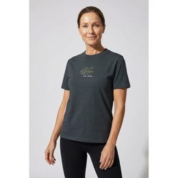 Calvin Klein Jeans Damen T-Shirt &raquo;SS CLASSIC FOIL MONOLOGO TEE&laquo; Mit Metallic-Logo XL (44)