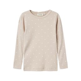 Lil' Atelier M&auml;dchen Langarmshirt &raquo;NMFGAGO LS SLIM TOP LIL NOOS&laquo; weiche Jersey Rippqualit&auml;t 116