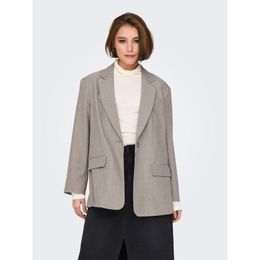 Only Damen Only Longblazer &raquo;ONLLINDA LS BOYFR MEL BLAZER TLR NOOS&laquo; mit Reverskragen L
