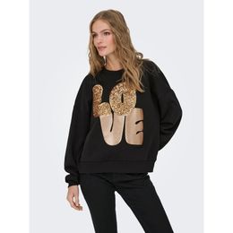 Only Damen Only Sweatshirt &raquo;ONLLALLY L/S LOVE O-NECK CS SWT&laquo; XS