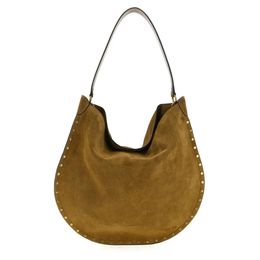 Isabel Marant Hobo Bags - 'Oskan Hobo Soft' Shoulder Bag - Gr. unisize - in Braun - f&uuml;r Damen