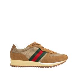 Gucci Low-Top Sneaker - Low-Top Sneakers In Camel Gg Canvas - Gr. 7 - in Braun - f&uuml;r Damen