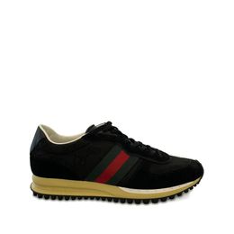Gucci Low-Top Sneaker - Re-Motion Sneaker With Embossed Patterns - Gr. 10 - in Schwarz - f&uuml;r Damen