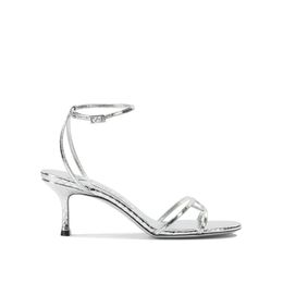 Jimmy Choo Sandalen - "Leo 100Mm" Heeled Sandals - Gr. 37 (EU) - in Rot - f&uuml;r Damen