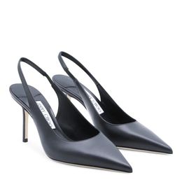 Jimmy Choo Hohe Schuhe - Pointed Toe Slingback Pumps - Gr. 36 (EU) - in Schwarz - f&uuml;r Damen