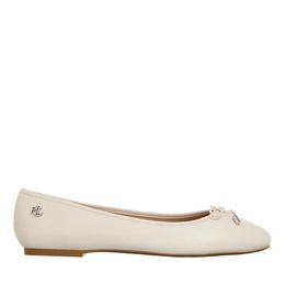 Lauren by Ralph Lauren Lauren Ralph Lauren Ballerinas - Jayna Flats Ballet - Gr. 37 (EU) - in Creme - f&uuml;r Damen