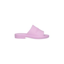 Salvatore Ferragamo Sandalen - Pink Rubber Logo Sandals - Gr. 6 - in Rosa - f&uuml;r Damen