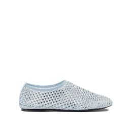 Strategia Pointed Toe Ballerinas With Mesh Upper - Gr. 37 (EU) - in Grau