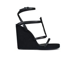 SAINT LAURENT Sandalen - Cassandra Espadrilles - Gr. 35 (EU) - in Schwarz - f&uuml;r Damen
