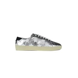 SAINT LAURENT Low-Top Sneaker - Court Classic Sneakers - Gr. 40,5 (EU) - in Beige - f&uuml;r Damen