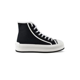 Christian Dior Low-Top Sneaker - Black Technical Fabric High-Top Sneakers With Whit - Gr. 39,5 (EU) - in Schwarz - f&uuml;r Damen