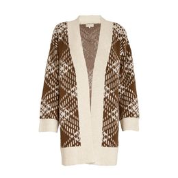Sel by peppercorn Peppercorn Knit Cardigan 'Fija' female Brown size M/L