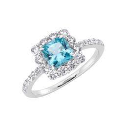 Giorgio Martello Milano Ring Damen Gr&ouml;&szlig;e 52 blau / silber