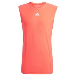 adidas Performance Funktionsshirt 'Tennis Pro' Herren Gr&ouml;&szlig;e XXL hellrot / wei&szlig;
