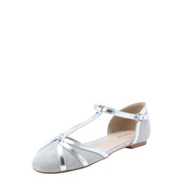 ABOUT YOU Ballerina 'Selma' Damen Gr&ouml;&szlig;e 40 silber