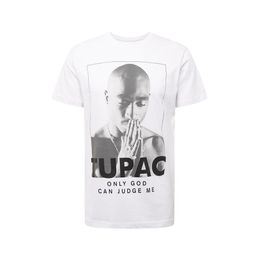 Mister Tee T-Shirt 'Prayer' Herren Gr&ouml;&szlig;e S dunkelgrau / schwarz / wei&szlig;
