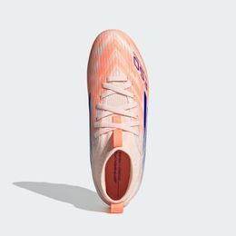 adidas Performance Fu&szlig;ballschuh 'F50 Sparkfusion League' Jungen Gr&ouml;&szlig;e 37/37.5 blau / pastellorange / hellorange / wei&szlig;