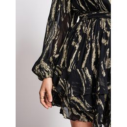 next Kleid Damen Gr&ouml;&szlig;e 42 gold / schwarz Winterkleid