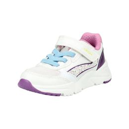 Geox Sneaker Jungen Gr&ouml;&szlig;e 34 hellblau / dunkellila / rosa / wei&szlig;