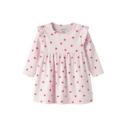 name it Kleid 'NBFBHEART' Gr&ouml;&szlig;e 86 rosa / rot