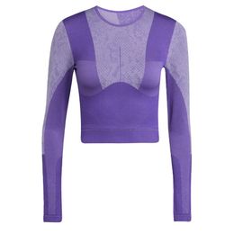 adidas by Stella McCartney Performance Shirt 'Seamless Yoga' female Purple size S